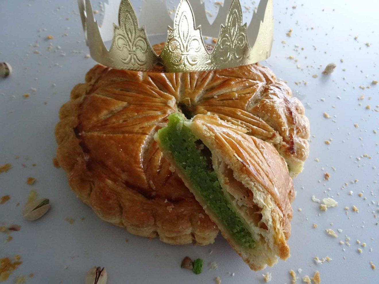 Galette des rois frangipane pistache - La cuisine de Thomas